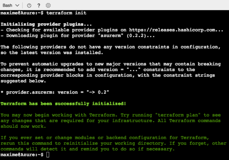 Terraform dans Azure Cloud Shell – ZiGMaX IT Blog