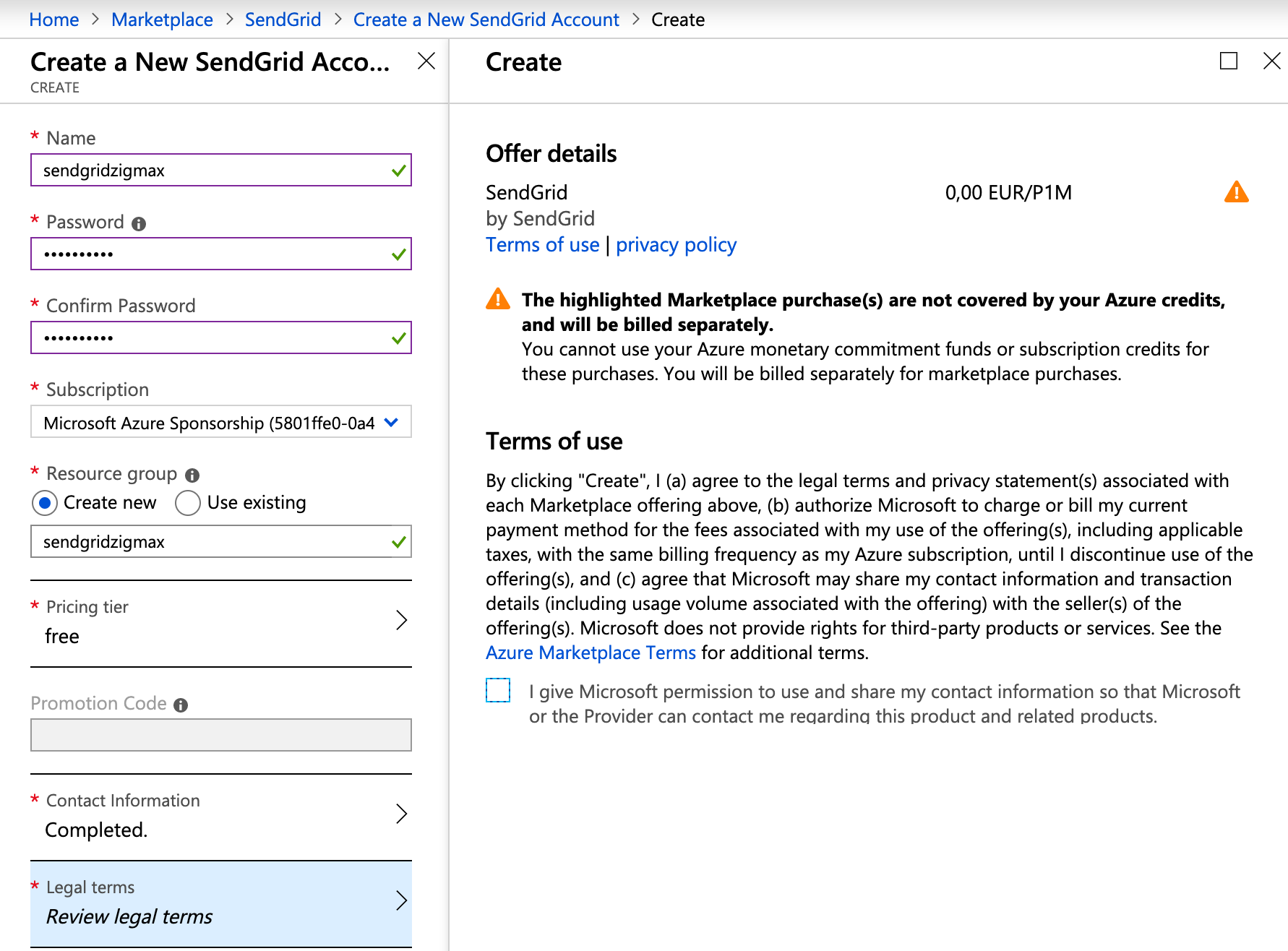 Azure SendGrid comme relai SMTP ! – ZiGMaX IT Blog
