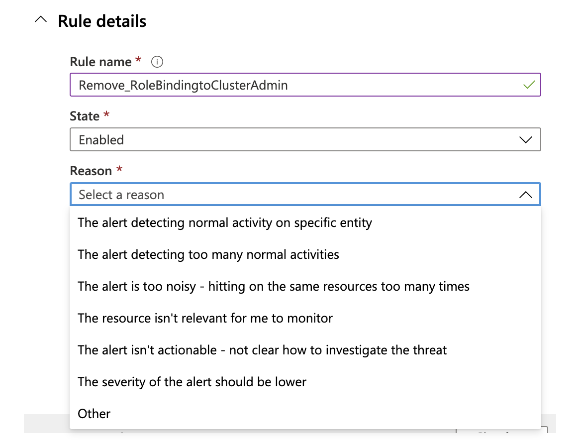 Azure Security Center | Alerts Suppression Rules – ZiGMaX IT Blog