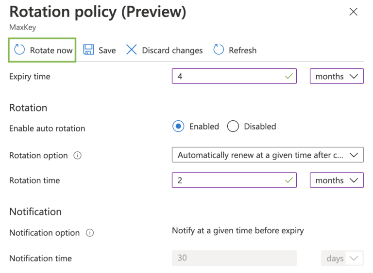Key Auto-Rotation in Azure Key Vault – ZiGMaX IT Blog