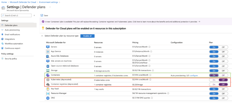Microsoft Defender for Containers plan released for general ...